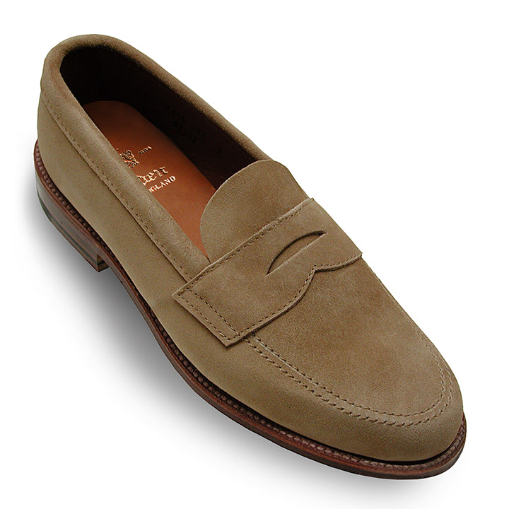5733F Unlined Penny Loafer (Tan Suede) – The Alden Shop