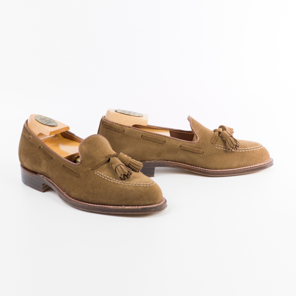 3403 Tassel Moccasin Loafer (Snuff Suede) – The Alden Shop